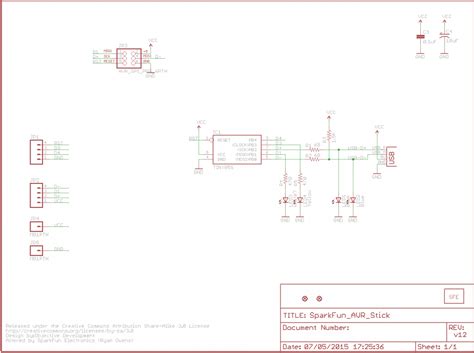 SparkFun AVR Stick Schematics
