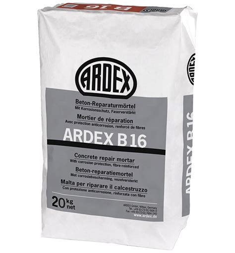 Ardex B 16 Betongreparasjonsmørtel M Korrosjonsbeskyttelse