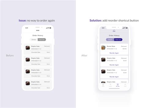 App Design Before And After In 2025 App Design Design Layout Design