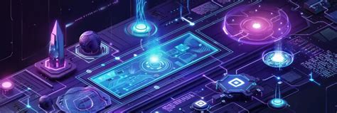 Premium Photo Advanced Technological Interface With Blue Hud Elements
