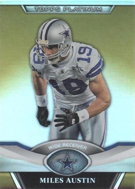 2011 Topps Platinum Miles Austin 17 Gold Refractor For Sale Online