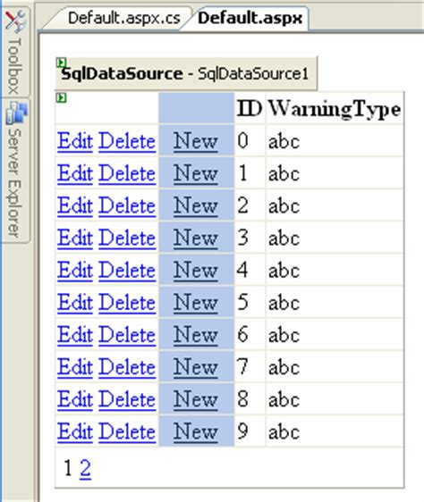 Inserting New Row In GridView In ASP NET