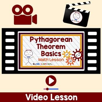 Pythagorean Theorem Introduction Worksheet By Mr Slope Guy TPT