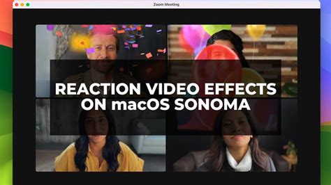 How To Get Reaction Video Effects On Macos Sonoma