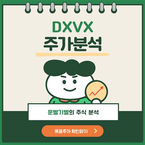 Dxvx 주가 전망 및 목표가 상한가 이유 비만치료제 관련주