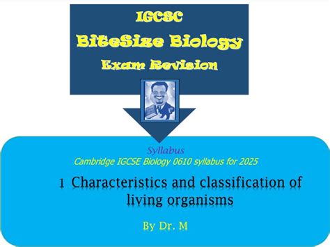 Igcse Bitesize Biology Characteristics And Classification Teaching