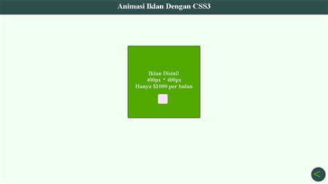 Cara Membuat Animasi Iklan Menggunakan Css3