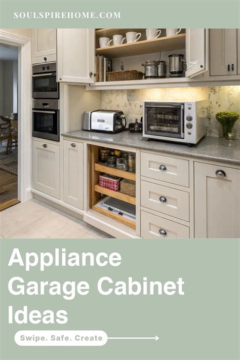 Appliance Garage Cabinet Ideas Organized Bliss Appliance Garage