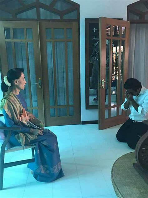 နိုင်ငံတော်အတိုင်ပင်ခံ ပုဂ္ဂိုလ် ဒေါ်အောင်ဆန်းစုကြည်ကို တန်ဆောင်တိုင် သ