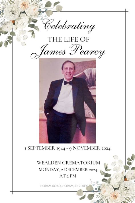 It Is With Great Sadness That We Share That Our Co Founder And Chair James Pearcy Passed Away On