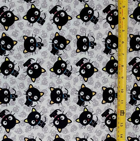 Chco Cat Fabric Half Yard And 1 Yard Available Brand New Etsy
