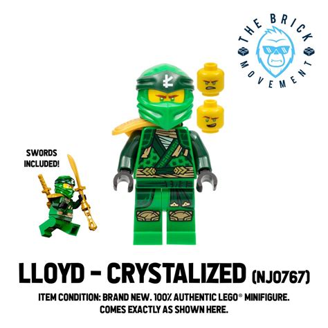 Lego Ninjago Lloyd Crystalized Minifigure The Brick Movement