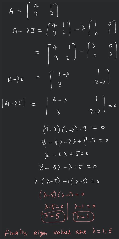 by using cayley hamilton theorem find a−1 if [ left[ begin{array}{ll} 1