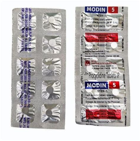 Procyclidine 5mg Tablets At ₹ 100stripe Pharmaceutical Tablets In