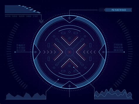 Hud Target Futuristic Game Interface Framing For Target Focus Lock