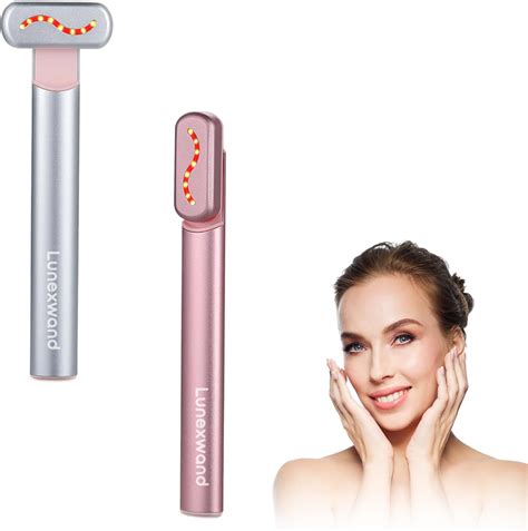 Lunexwand Varita De Terapia De Luz Roja Para Ojos Cara Y Cuello
