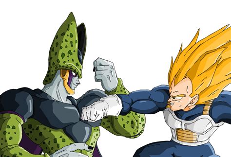 Cell Vs Vegeta By Dakuto On Newgrounds