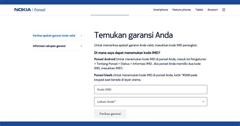 5 Cara Cek Imei Nokia Dengan Mudah Dan Cepat Blibli Friends