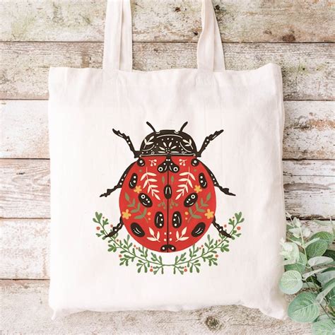 Ladybug Canvas Etsy
