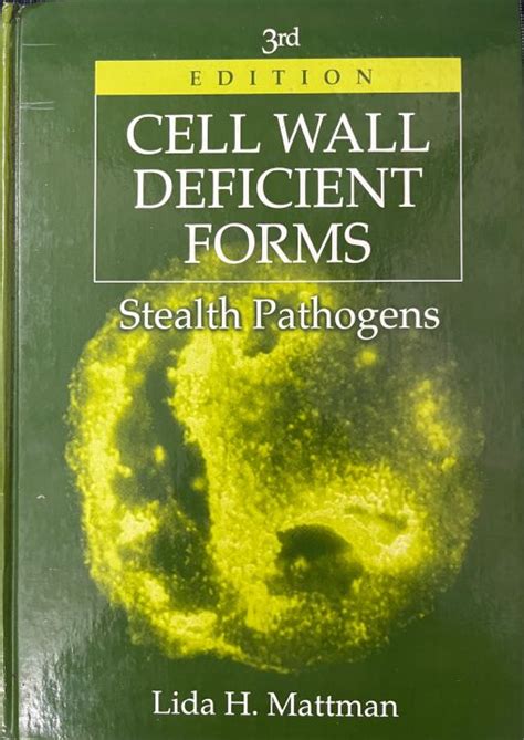 Cell Wall Deficient Forms Stealth Pathogens 3rd Edition Lazada