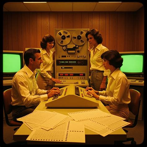 Free Retro Computing Era Image Vintage Computing 1970s Download At Stockcake