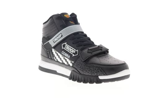 World Of Troop Cobra Mid 1hm00663 021 Mens Black Lifestyle Sneakers Sh