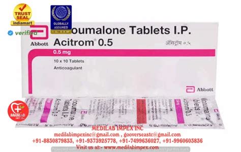 Acenocoumarol Acitrom Tablet 2 Mg At ₹ 200stripe In Nagpur Id