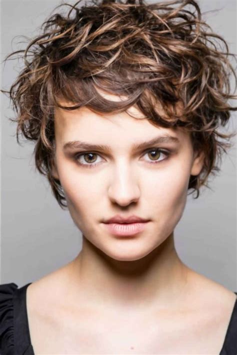 Cute Curly Pixie Cuts For Females Girls