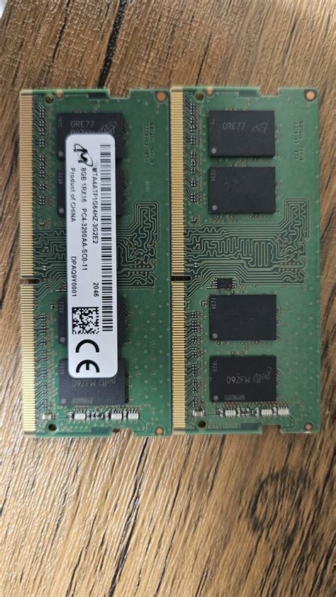 Micron Technology製mta4atf1g64hz 3g2f1 8gb2 Ddr4 3200mtsso Dimm｜売買されたオークション情報、yahooの商品情報をアーカイブ