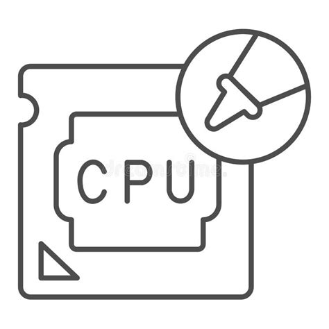 Processor And Smartphone Line And Solid Icon Smartphone Review Concept Processor Arm For