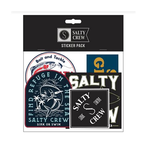 Salty Crew Spring 22 Sticker Pack Assorted Billion Creation