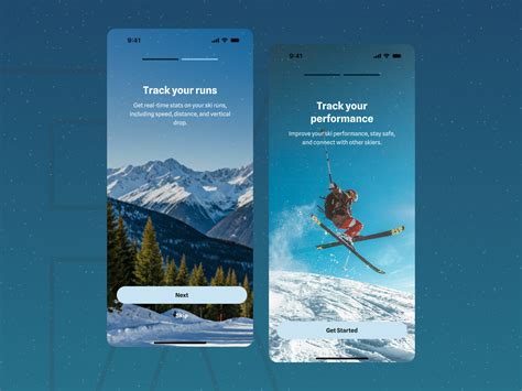 Ski Tracking App By Evan Amaechi On Dribbble