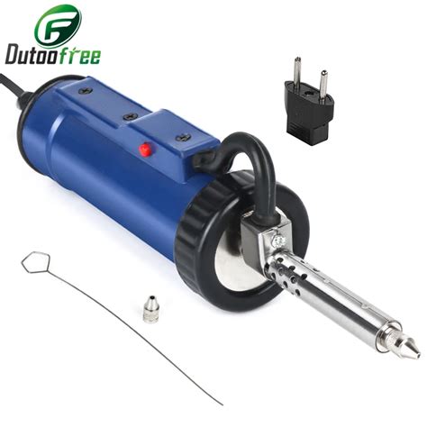 전기 진공 솔더 서커 용접 납땜 제거 펌프 30w 220v 50hz 납땜 인두 건 회로 기판 용 노즐탈착 펌프 Aliexpress
