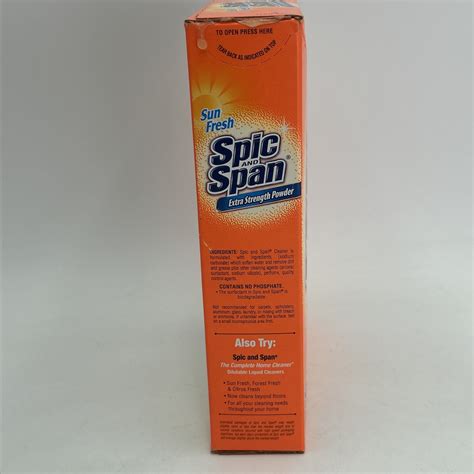 Spic And Span Extra Strength Powder Sun Fresh 27oz Each Box Ebay