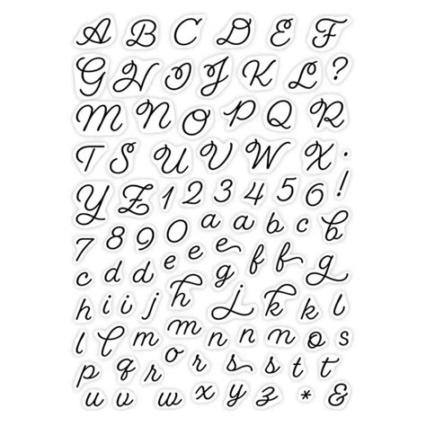 Cute Cursive Alphabet Letters