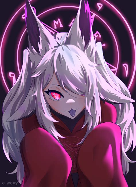 Rule 34 Dya Rikku Vtuber Face Markings Female Fox Ears Red Eyes