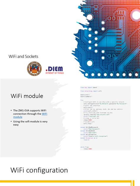 Lecture 8 Wifi And Socket Pdf Teaching Methods And Materials