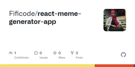 GitHub Fificode React Meme Generator App