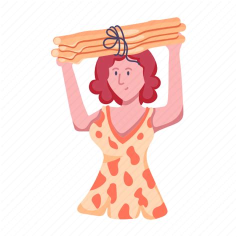 Primitive Girl Ancient Girl Cave Person Prehistoric Person