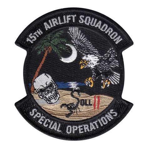 15 As Soll Ii Eagle Patch 15th Airlift Squadron Patches