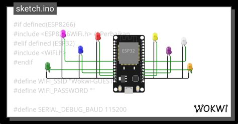 Miniprojek 1 Wokwi Esp32 Stm32 Arduino Simulator