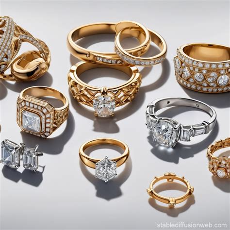 Fine Jewelry Aesthetic Stable Diffusion Online