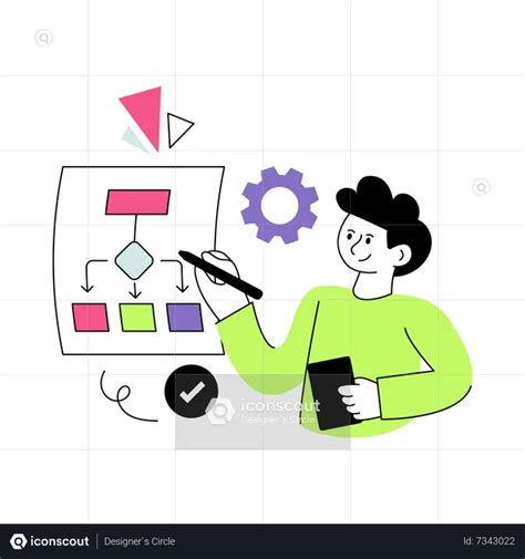 Best Man Making Workflow Illustration Download In Png And Vector Format