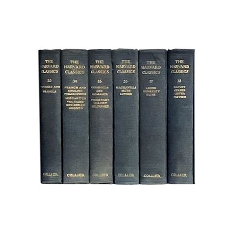 Antique Books Harvard Classics Source By Studio Skara