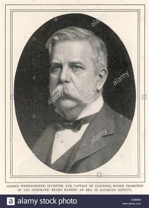 George Westinghouse American Engineer Noted For Work On Brakes And
