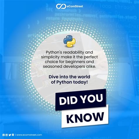 Ecomstreet On Linkedin Python Pythondeveloper Pythonservices