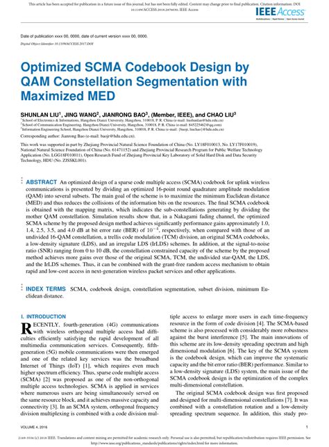 pdf optimized scma codebook design by qam constellation segmentation