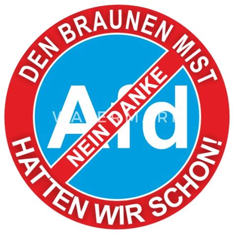 Afd Nein Danke Buttons Groß Spreadshirt
