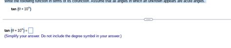 Solved Write The Following Function In Terms Of Its