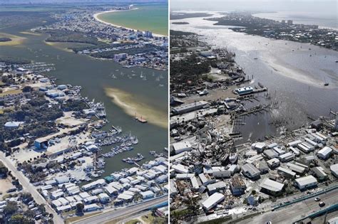 Hurricane Damage Before And After